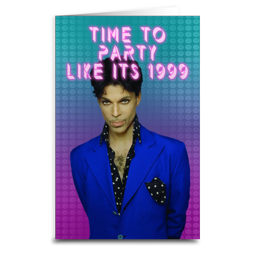 Prince "Party Like It's 1999" Greeting Card | The Original Underground