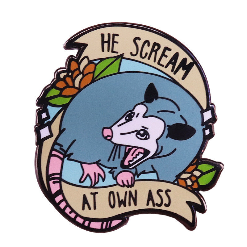 Opossum Enamel Pin | The Original Underground