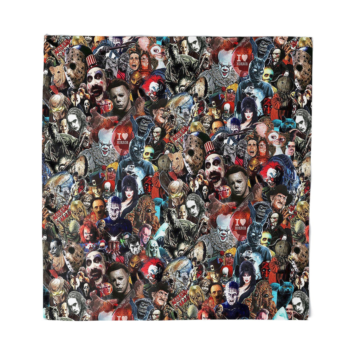 I Love Horror Characters Bandana | The Original Underground