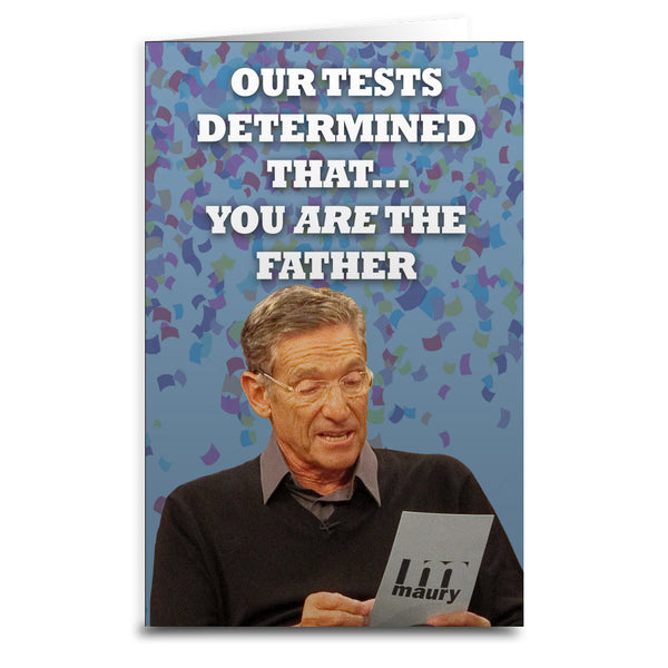 Maury "You Are the Father" Card | The Original Underground
