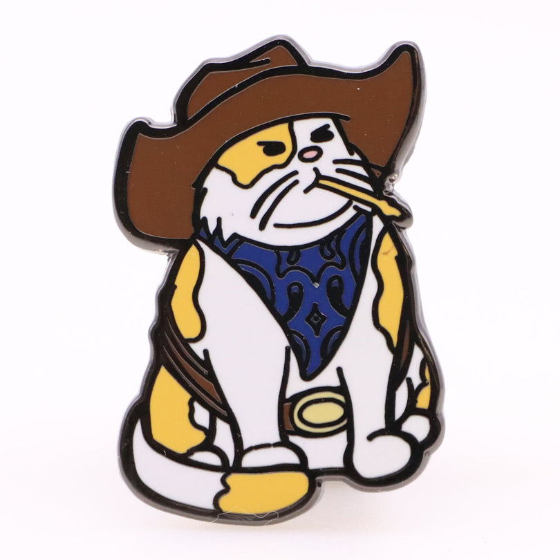 Cowboy Cat Enamel Pin – The Original Underground