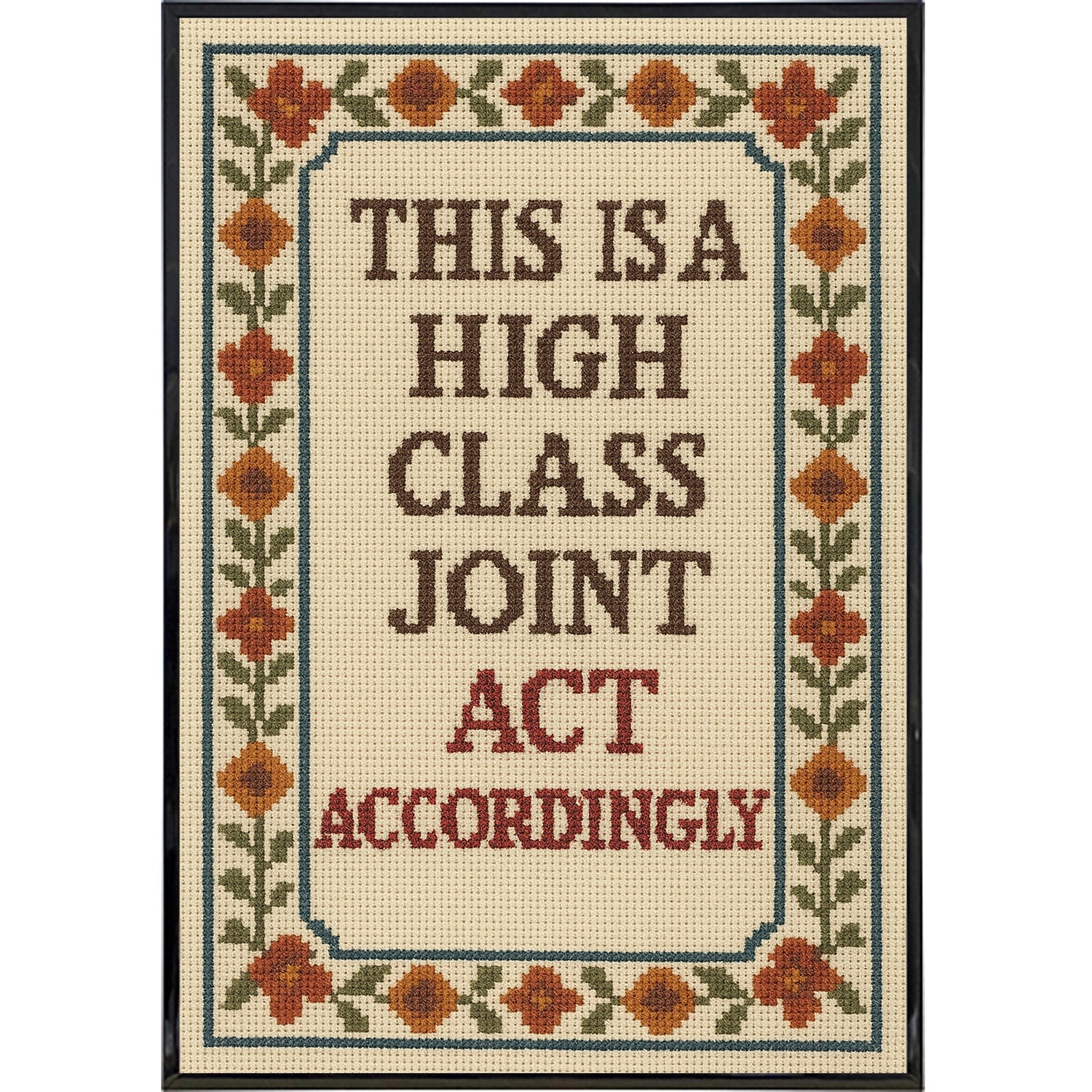 This Is A High-Class Joint Poster | 11x17 Ironic Art Print – The ...