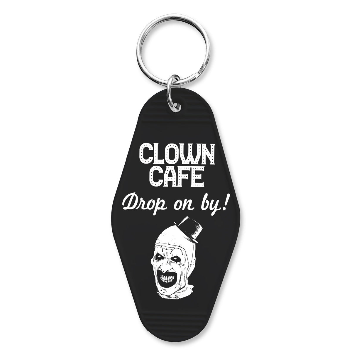 Clown Cafe Drop on By Keychain | The Original Underground