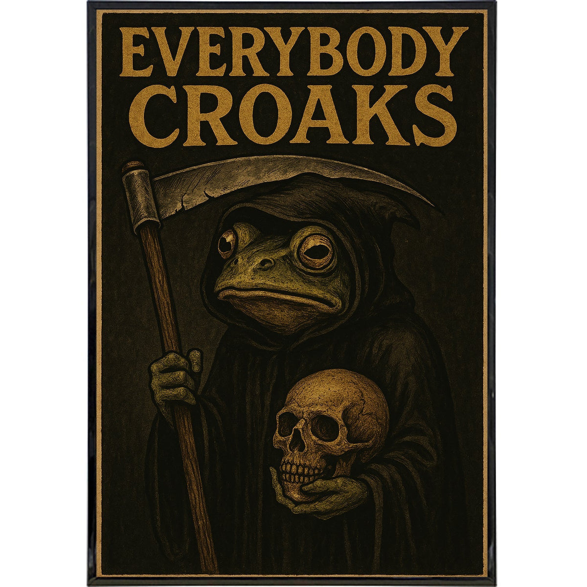 Everybody Croaks Poster Print | The Original Underground
