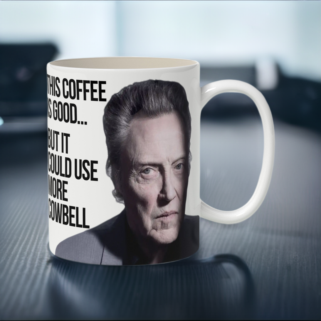 Christopher Walken "More Cowbell" Mug | The Original Underground