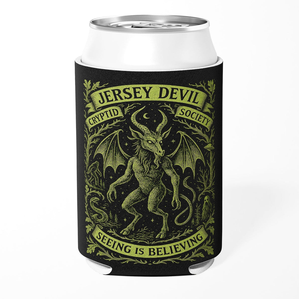 Jersey Devil Cryptid Society Can Cooler | The Original Underground