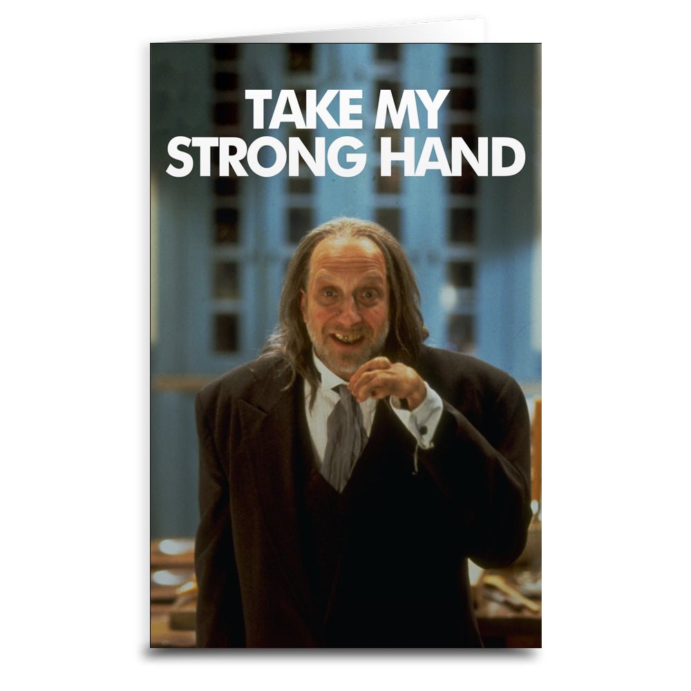 Scary Movie "Take My Strong Hand" Greeting Card | The Original Underground