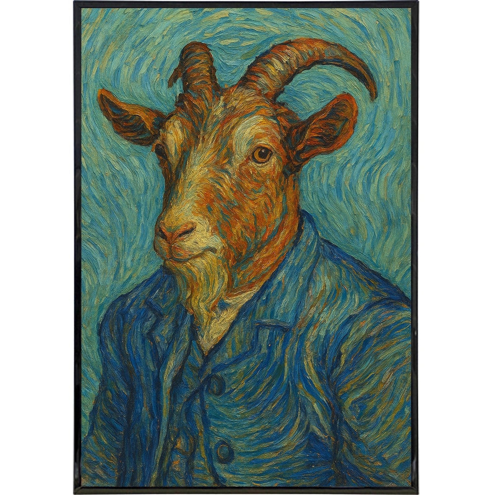 Vincent Van Goat Poster Print | The Original Underground