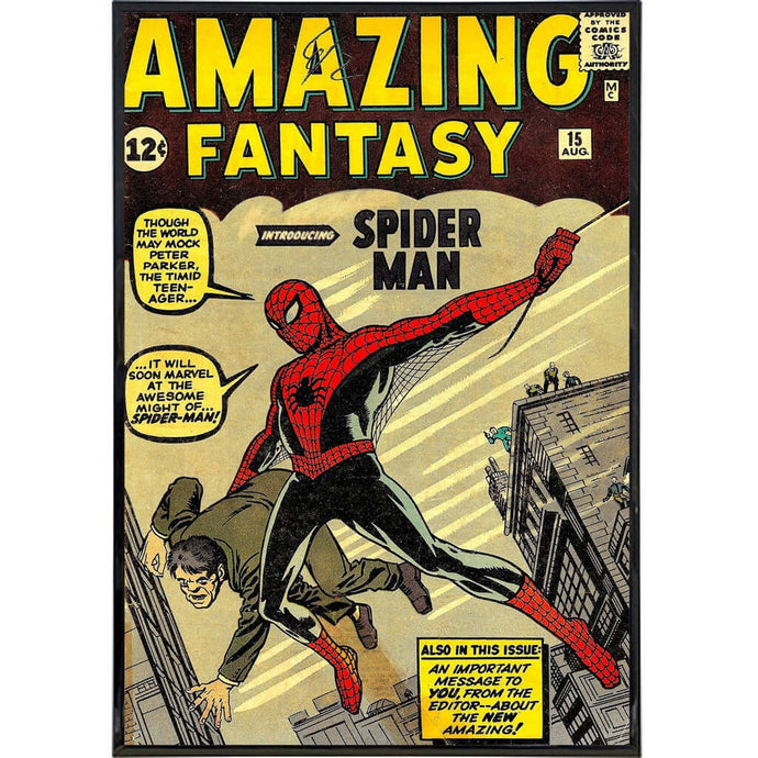 Amazing Fantasy 15 Poster | 11x17 Spider-Man Comic Art Print – The ...