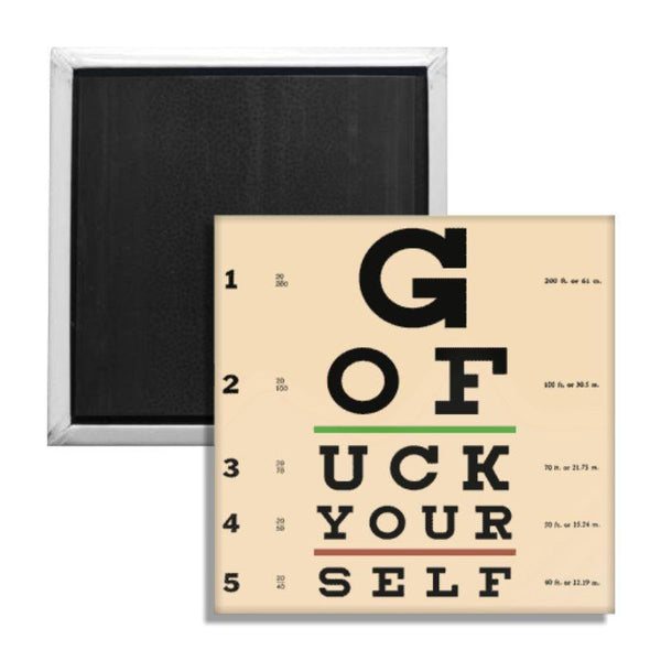 Eye Exam Chart Fridge Magnet | The Original Underground