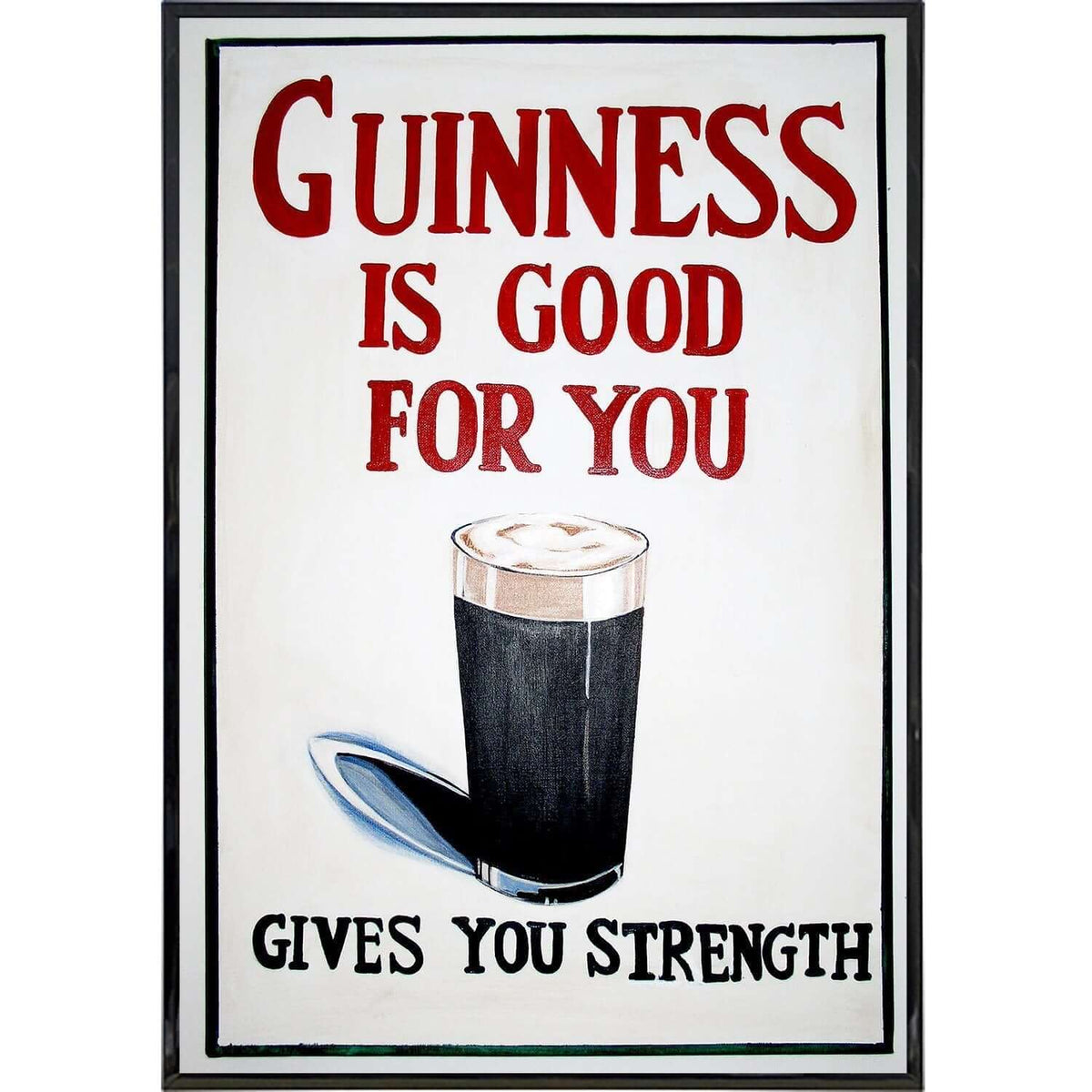 Guinness Gives You Strength Ad Print | The Original Underground